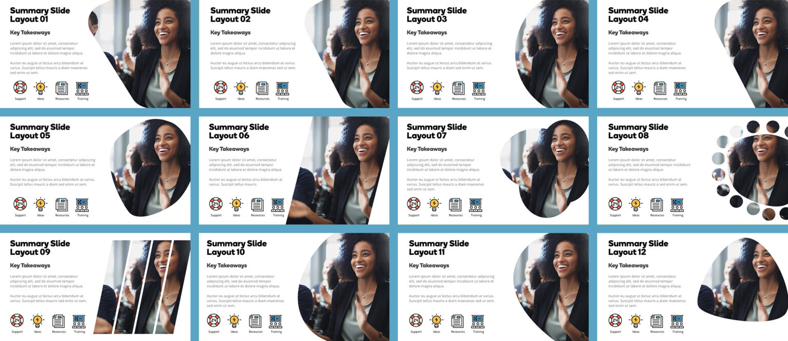 12 Summary Slide Templates for Storyline 360 - E-Learning Designer